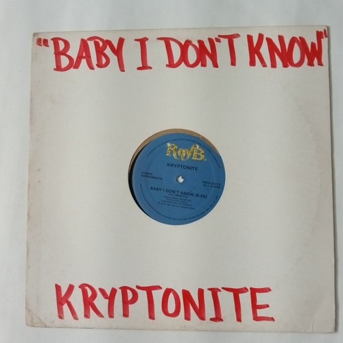 Kryptonite, Baby I Don't Know 12" 33 rpm 1981 Roy B., RBDS-2517 | eBay