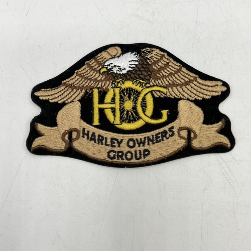 Vintage "HARLEY DAVIDSON OWNERS GROUP" HOG Vest Jacket Motorcycle Patch ...