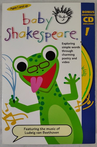 BABY EINSTEIN BABY SHAKESPEARE EXPLORING WORDS THROUGH POETRY VHS CD ...