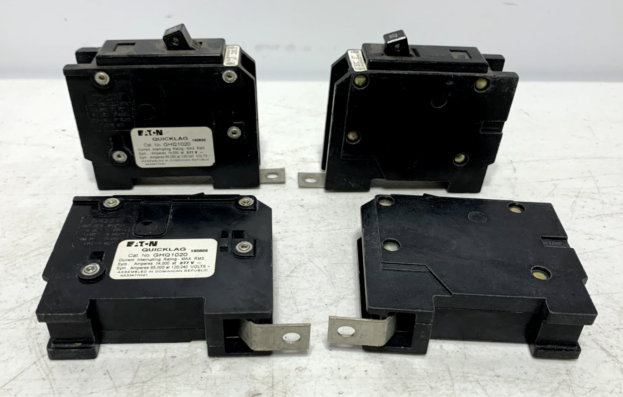 GHQ1020 Circuit Breaker QUICKLAG 1 Pole 20 Amp 120V (lot of 4) | eBay
