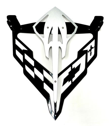 05-up C6 C7 C8 Corvette Wall Mounted Roof Panel Storage Rack Black USA ...