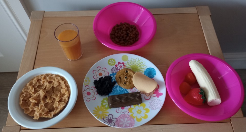 Assorted play food bundle 20 items nursery class teaching aid role play ...