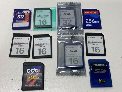 Assorted SD Memory Card Lot of 10 | eBay