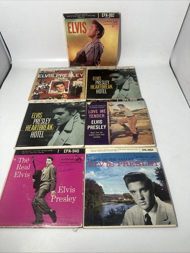 ELVIS PRESLEY (7) Extended Play EP LOT - see photos for contents Low ...