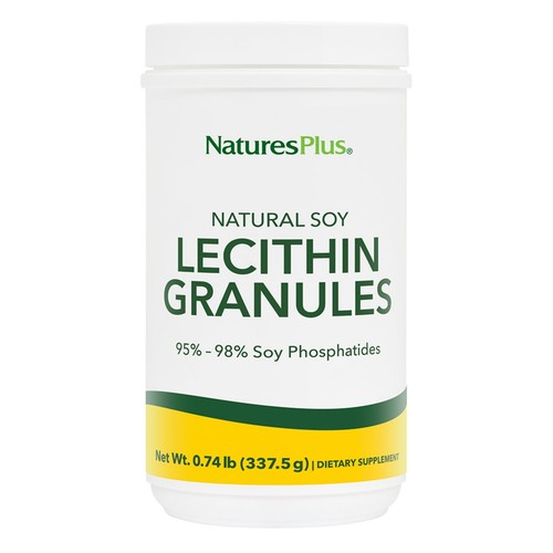 Natures Plus Lecithin Granules - 95% Soy Phosphatides, 12 oz - Lecithin ...
