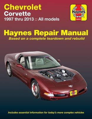 Shop Manual Corvette Service Repair Haynes Chilton Book Chevrolet 1997 ...