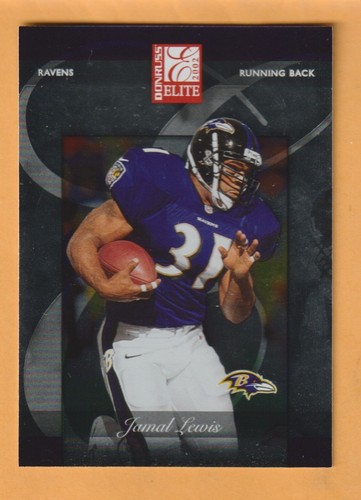 Jamal Lewis Baltimore Ravens 2002 Donruss Elite #2 Tennessee Volunteers ...