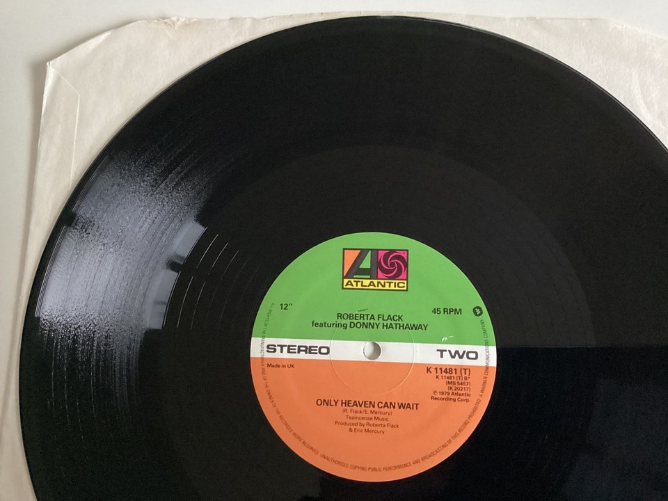 ROBERTA FLACK DONNY HATHAWAY BACK TOGETHER AGAIN 12” 45 VINYL SINGLE 79 ...