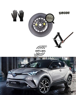 Roue de secours Galette 17" pour TOYOTA C-HR - CHR+ Cric et Boulons (63 ...
