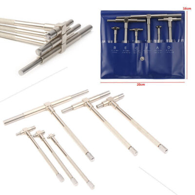 5/16"-6" Telescopic Gauge Set Micrometer T-Bore Measurement Tool Kit | eBay