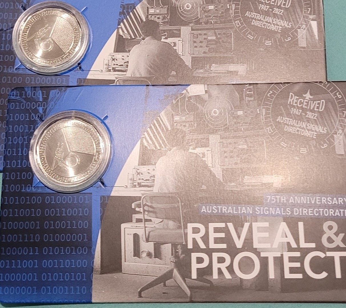 2022 50c ASD Australian Signals Directorate 75th Anniversary coin ...