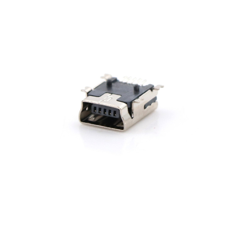 20pcs Mini USB Type B Female Port 5-Pin 180 Degree SMD SMT PCB Jack B ...
