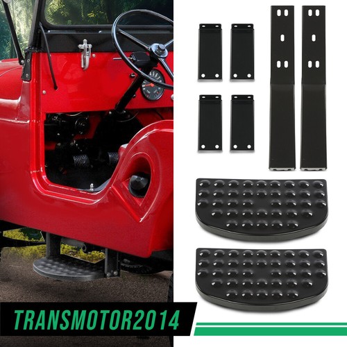 Side Step Kit New Production Fit For Jeep Willys CJ2A CJ3A CJ3B M38 CJ5 ...