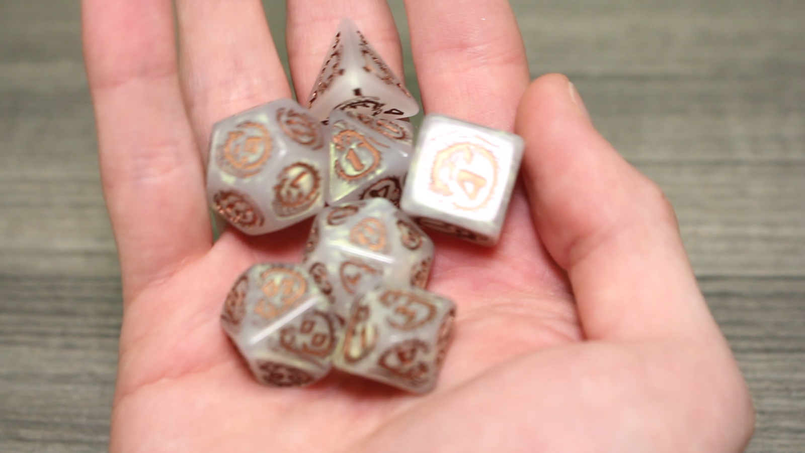 Viking Modern Dice Set: Niflheim - 7 Piece Tabletop Gaming D&D RPG 5e ...