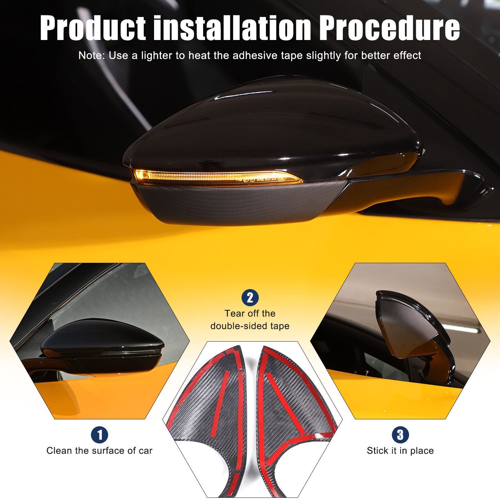 Matte Carbon For Lotus EMIRA 2021-2023 Car Rearview Mirror Lower Base ...