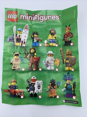Lego Mini Figures Series 21 Poster Sheet . | eBay