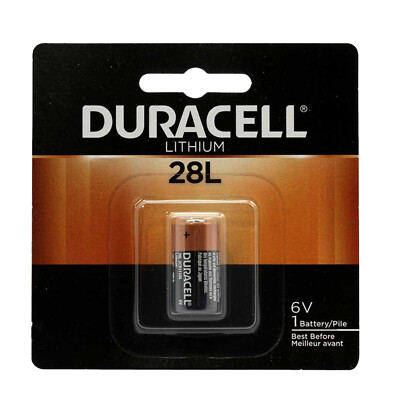Duracell 28L Lithium Battery Compatible With 46V 2CR11108, L544, PX28L ...