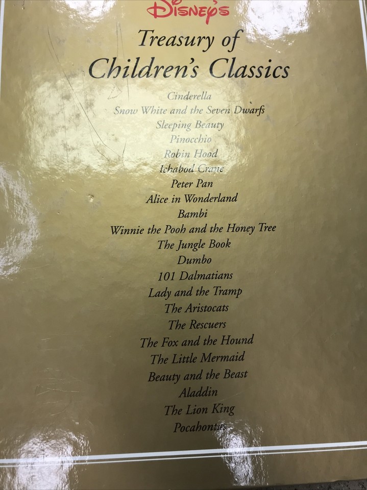 DISNEY TREASURY OF CHILDREN'S CLASSICS: DISNEY'S TREASURY - Hardcover ...