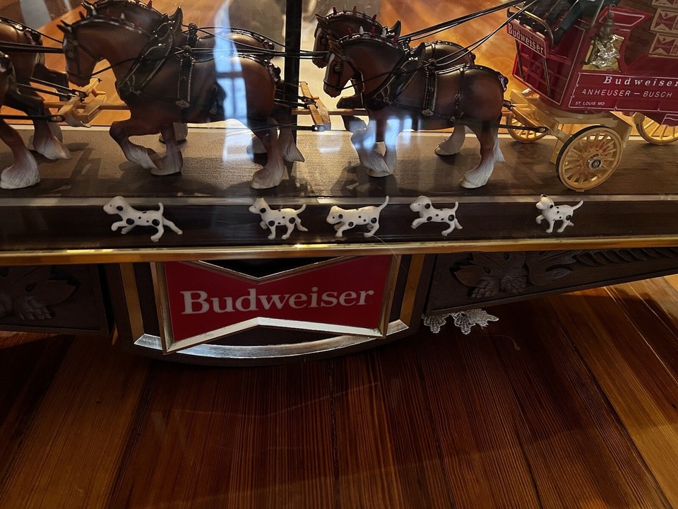 Vintage Budweiser Bar Clock | eBay