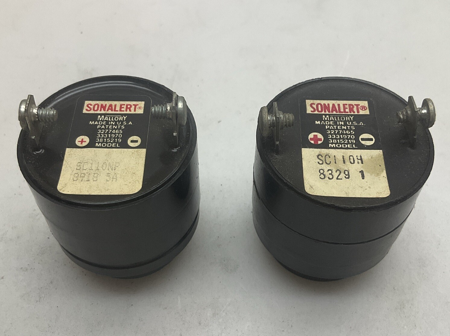 2 Pack Mallory Sonalert SC110NP SC110H Audible Alarm | eBay