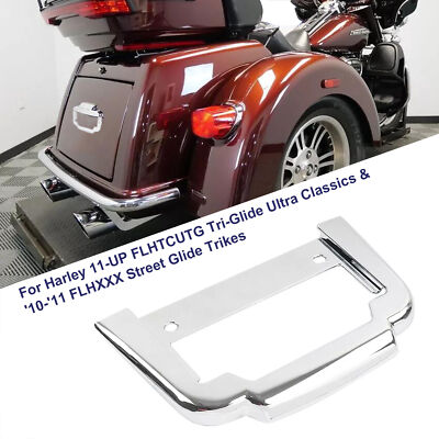Rear License Plate Frame For Harley Street Tri Glide Ultra FLHTCUTG ...