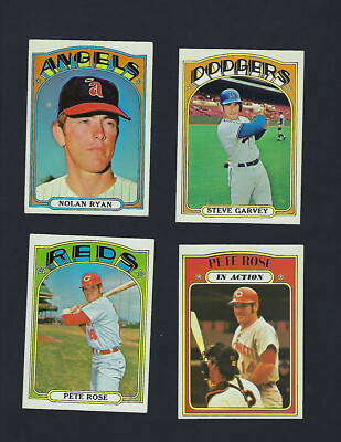 1972 TOPPS BASEBALL COMPLETE SET - 787 CARDS - HIGH GRADE - EX - MINT ...