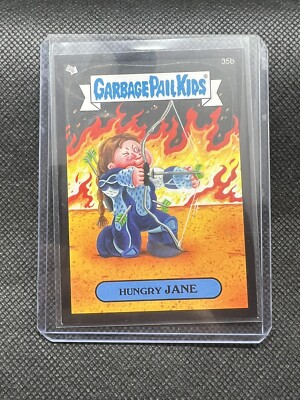 2014 GARBAGE PAIL KIDS SERIES 1 HUNGRY JANE 35b BLACK | eBay