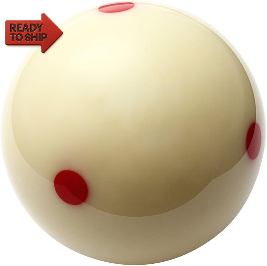 Red Dot Cue Ball, Aaa-Grade PRO 6 Dot Billiard Practice Training Measle ...