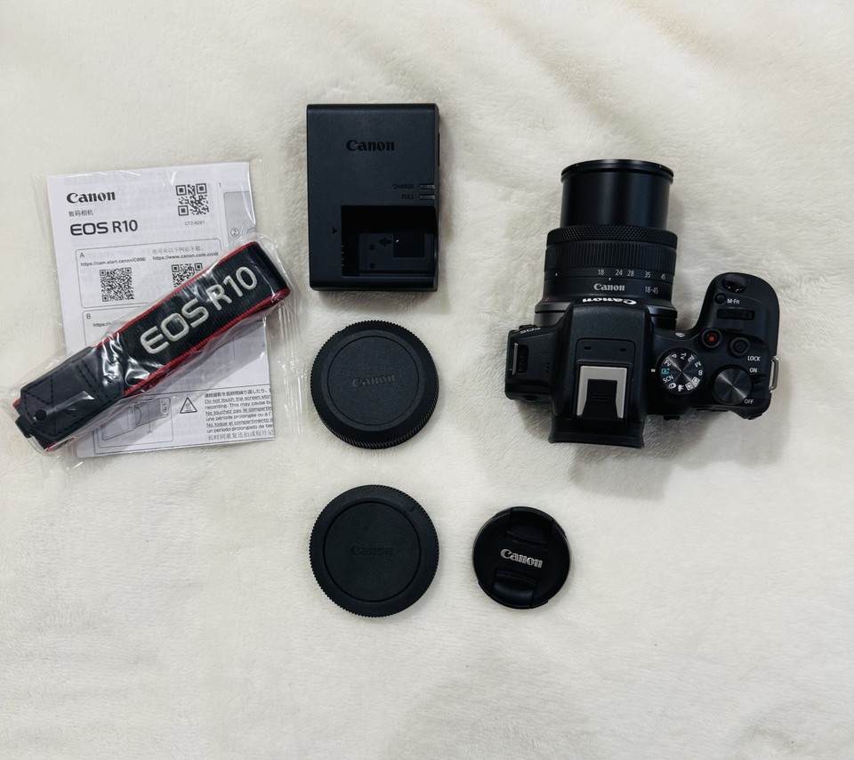 Canon EOS R10 Digital Camera Black with Lens 18-45mm New. Open Box | eBay