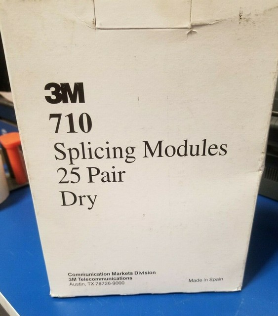 3M 710 splicing modules 25 pair dry 3M710-MCG-25 Box of 100 | eBay