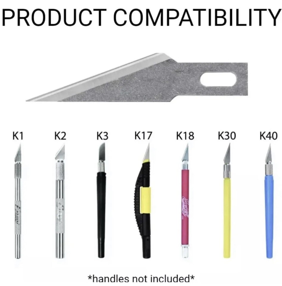 100Pcs Blades #11 Exacto Knife style for x-Acto Hobby DIY Multi Tool ...