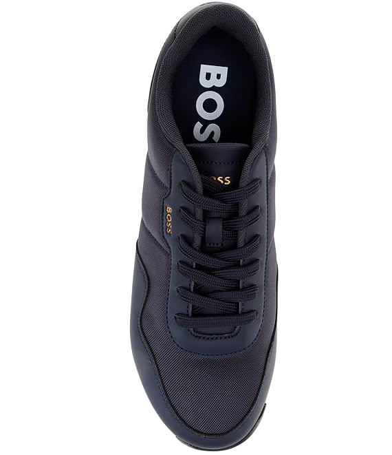HUGO BOSS SHOES MEN TITANIUM RUNN DARK BLUE 50523180401 | eBay