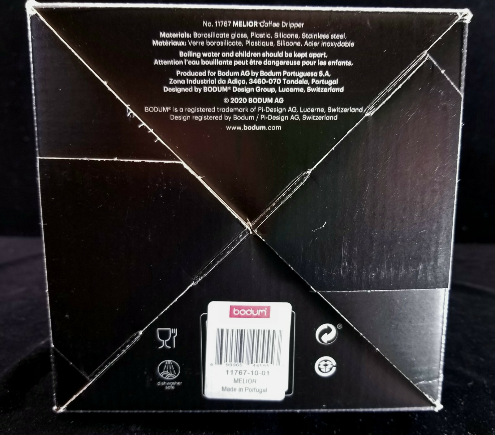 Bodum Melior Manual Drip Coffee Maker Stainless Steel Filter Glass Pot ...