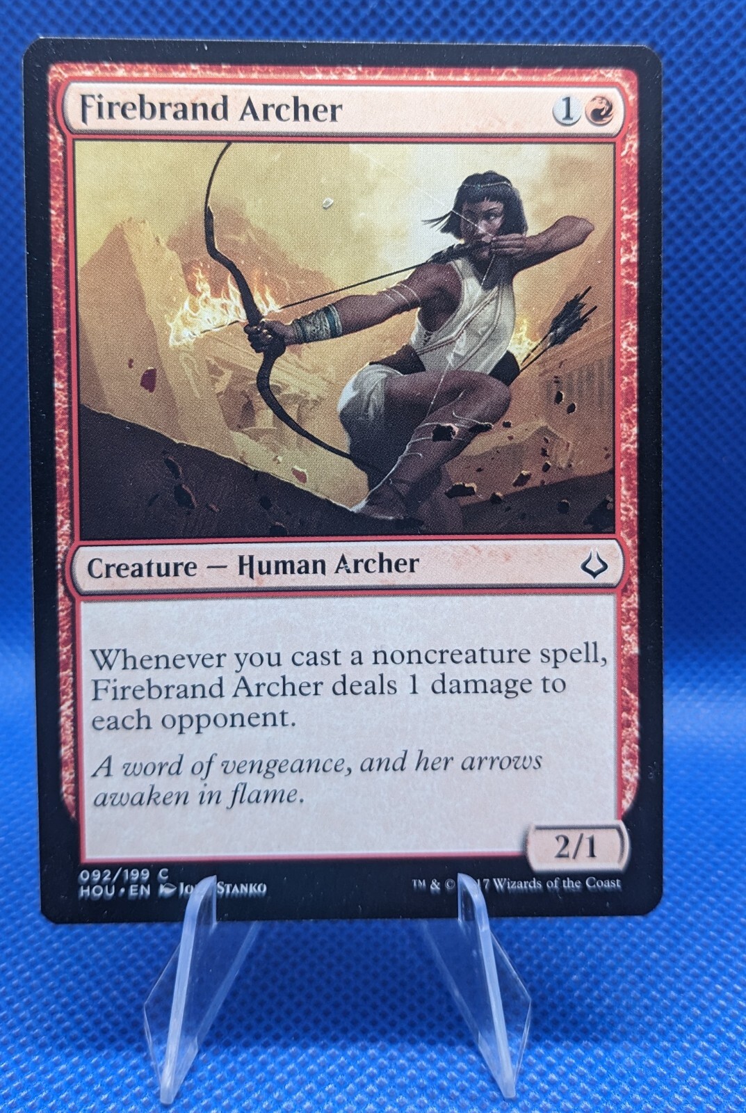 MTG Firebrand Archer Hour of Devastation 092/199 Regular Common | eBay