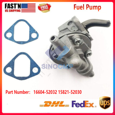 16604-52032 Transfer Fuel Pump 15821-52030 for Kubota Engine Z482 D662 ...