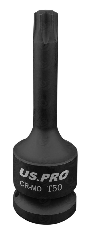 BERGEN T50 IMPACT TORX Bit Socket 1/2"Dr TRX50 78mm Long Reach Impact ...