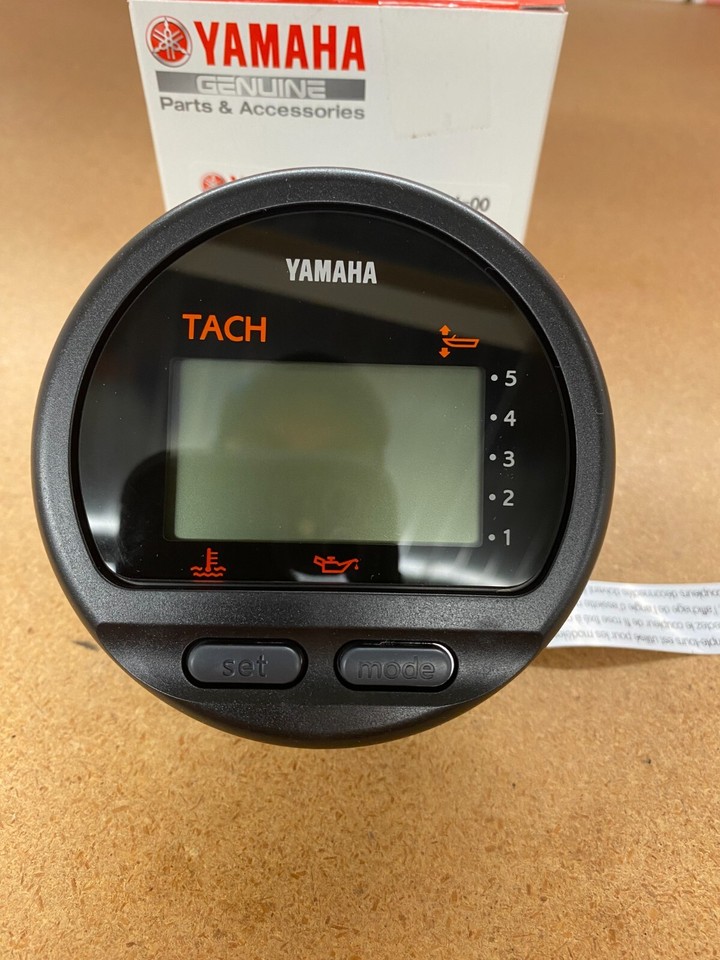 Yamaha Outboard OEM Digital Multi-Function Gauge Tachometer Tach 6Y5 ...