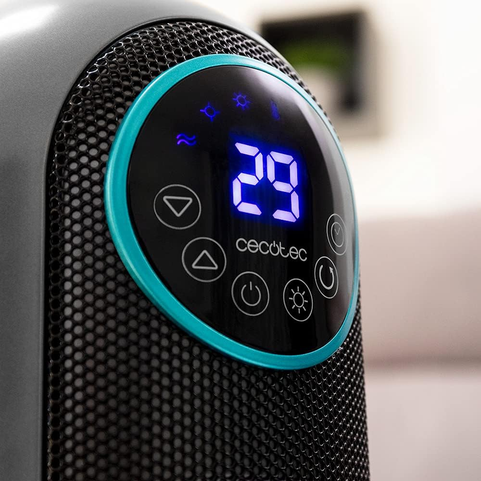 Cecotec Ceramic Heater 2200W | Remote Control, 8H Timer, 3 Smart Modes ...