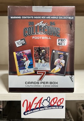 2024 Leaf Collective NFL Football Factory Sealed Trading Card Hobby Box ...