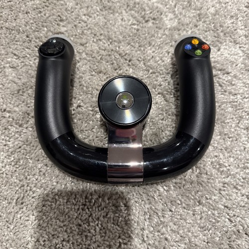 Xbox 360 Wireless Speed Steering Wheel Racing Black Controller 1470 ...