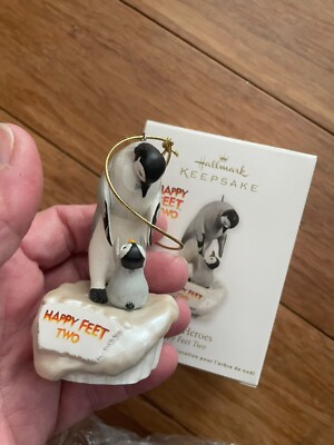Hallmark Keepsake 2011 Happy Heroes Happy Feet 2 Christmas Ornament New ...