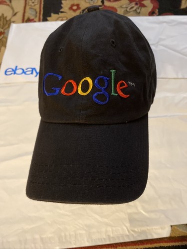 Vintage Google Employee Hat Cap Adjustable Hat Black 100% Cotton | eBay
