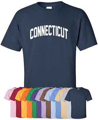 New "Connecticut" T-Shirt (30 Colors Available) constitution state ...