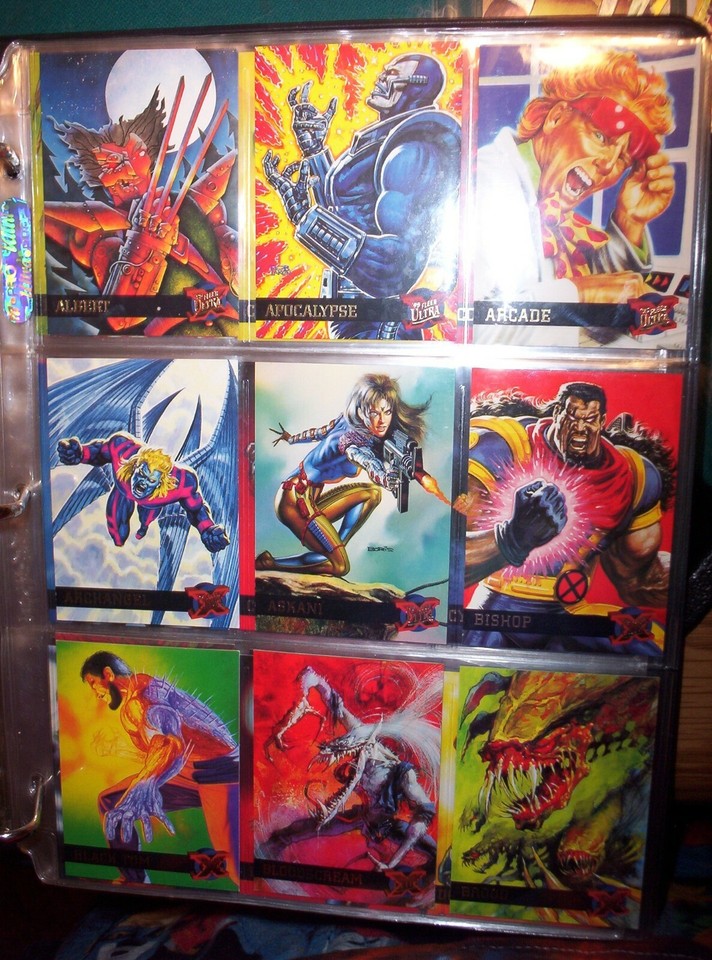 1995 Fleer Ultra X-Men BASE 150 CARD Set WOLVERINE SPRING BREAK MARVEL ...