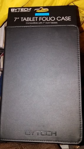 BYTECH 7" Universal Tablet Folio Case (BY-TC-7F-100-BK) BLACK [NEW] | eBay