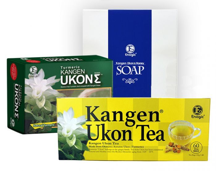 Enagic Kangen Ukon Sigma Combo 20x Ukon 5x Ukon Tea 16x Ukon Soap 41 pcs NEW | eBay