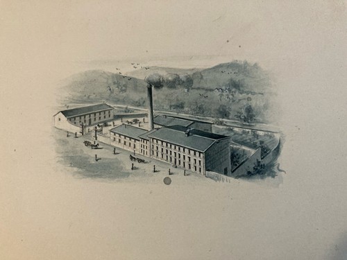 Very Nice Drawing Miniature 1900 Ink Lavis Factory Architecture to ...