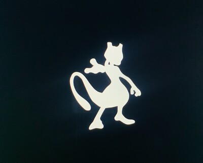 Mewtwo Pokemon Sticker Anime Action Pose Vinyl Sticker Decal | eBay