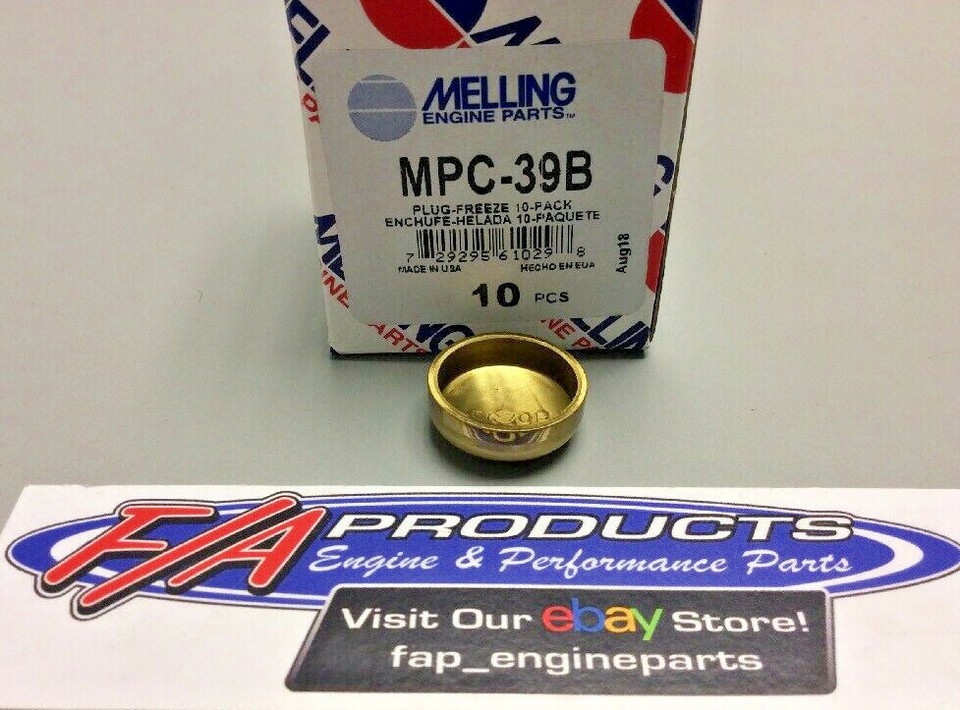 Melling MPC-39B Brass 15/16" Deep Cup Expansion Freeze Out Block Plugs ...