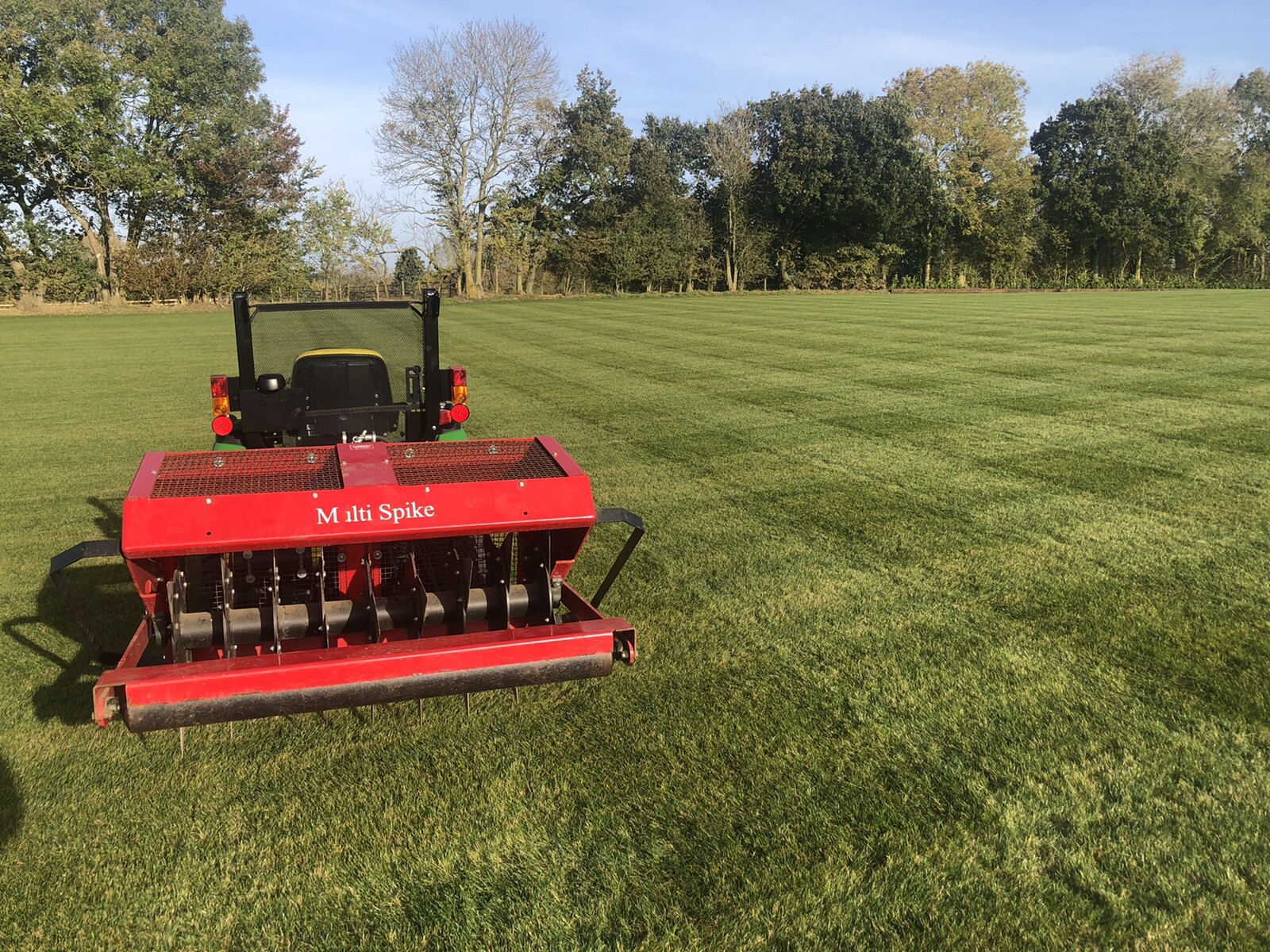 Charterhouse Redexim Multi Spike 1200 Aerator Slitter & Compact Tractor ...